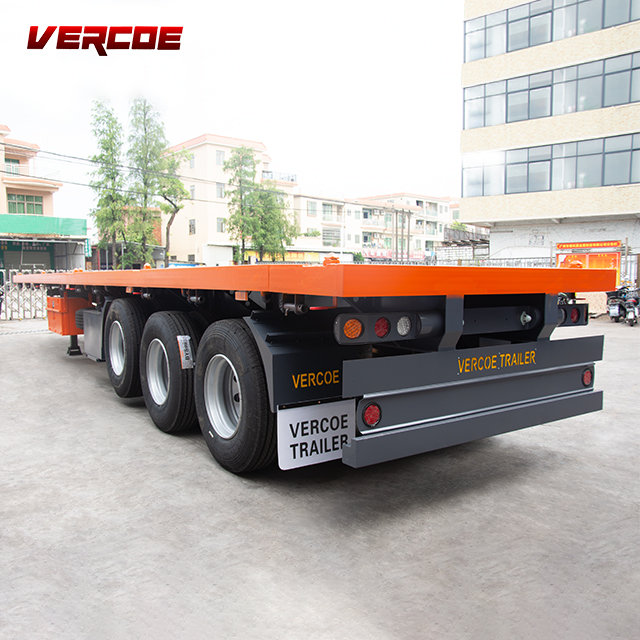 Hot Sale Flatbed Semi Trailer - Buy Flatbed Trailer, Flatbed Semi ...